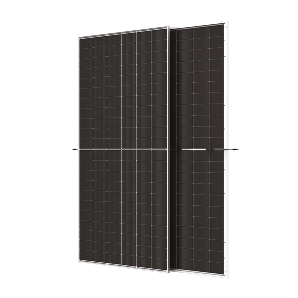 Trina Solar Vertex N 620Wp bifacial dual glass PV module with silver ...